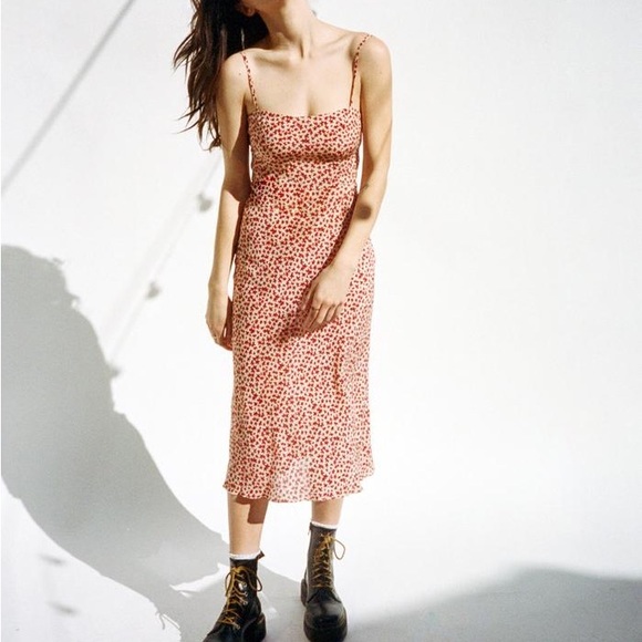 Realisation Par | Dresses | Ralisation Par Amelia Silk Floral Dress ...